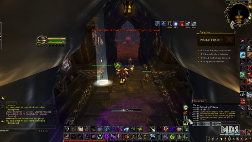 Utgarde Pinnacle Timewalking Dungeon – WOTLK Subtlety Horde Rogue ...