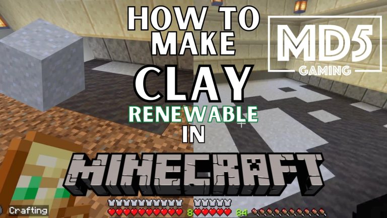 How To Make Clay Renewable In Minecraft – MD5 Gaming