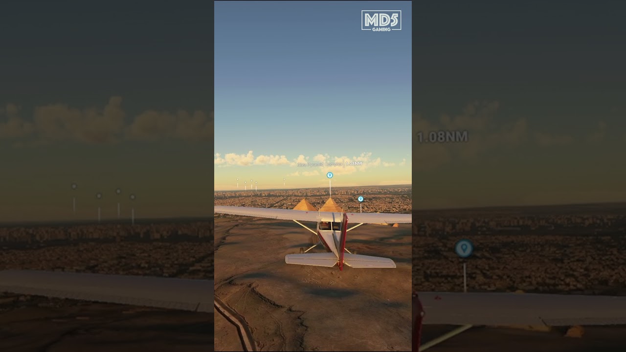 Flying Above The Pyramids of Giza – Egypt 🇪🇬 – Microsoft Flight ...