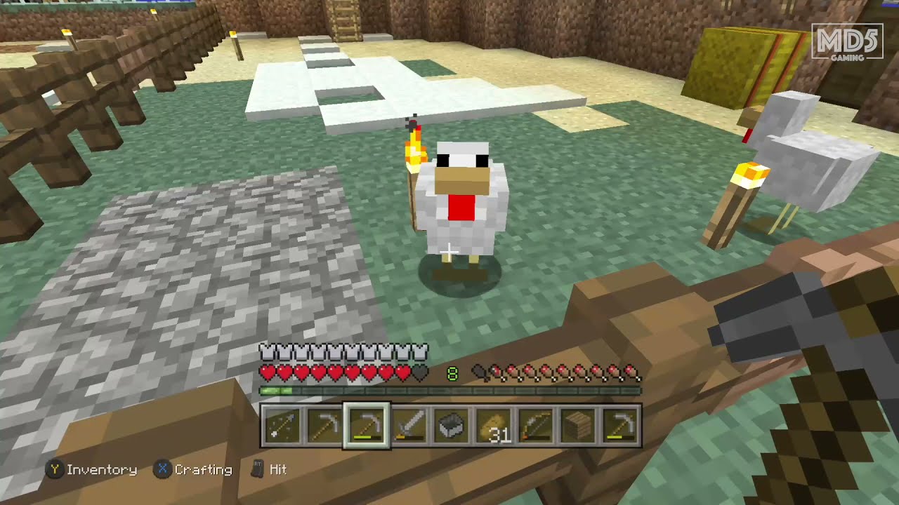 Minecraft Xbox Survival Gameplay World Tour – Farming Crafting Building ...