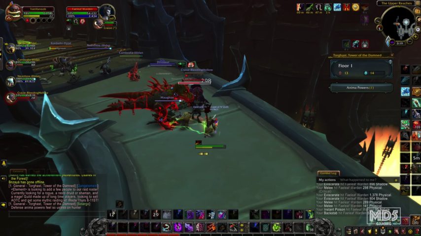 Torghast Upper Reaches Layer 3 Soul Ash – Kyrian Subtlety Rogue WoW ...