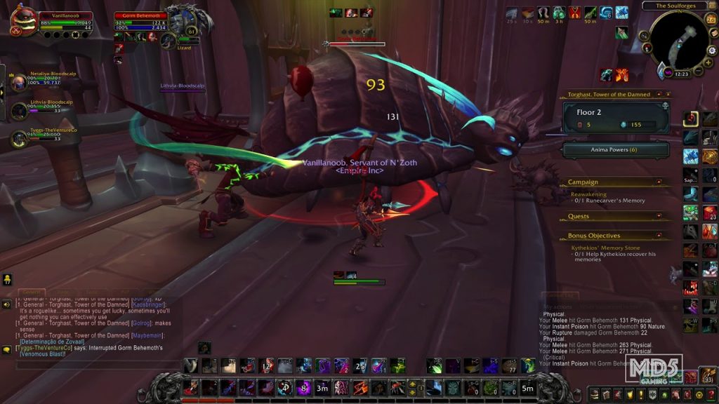 Tower Of Torghast Soul Forges – WoW Shadowlands – Kyrian – Horde ...