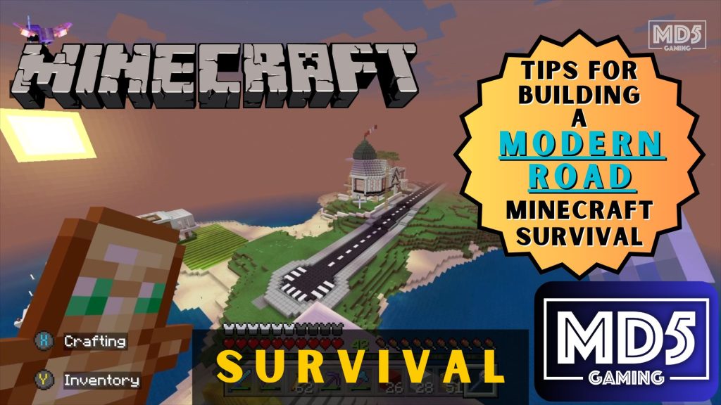Guide For Building A Modern Road In Minecraft Survival – MD5 Gaming