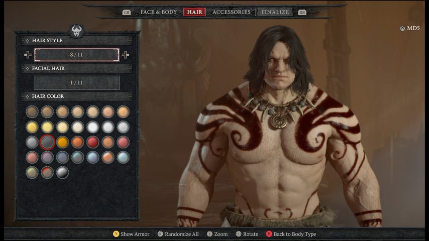 Diablo IV Barbarian Character Creation – MD5 Gaming